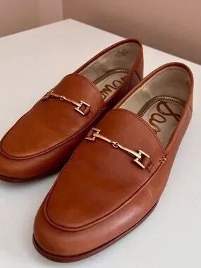 Sam Edelman | Shoes | Sam Edelman Womens Cognac Leather Loraine Loafers ...